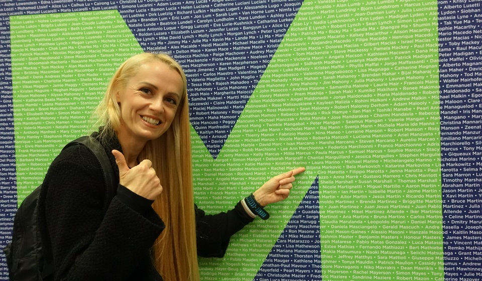 Our colleague - the fastest Serbian female runner in New York - NIS